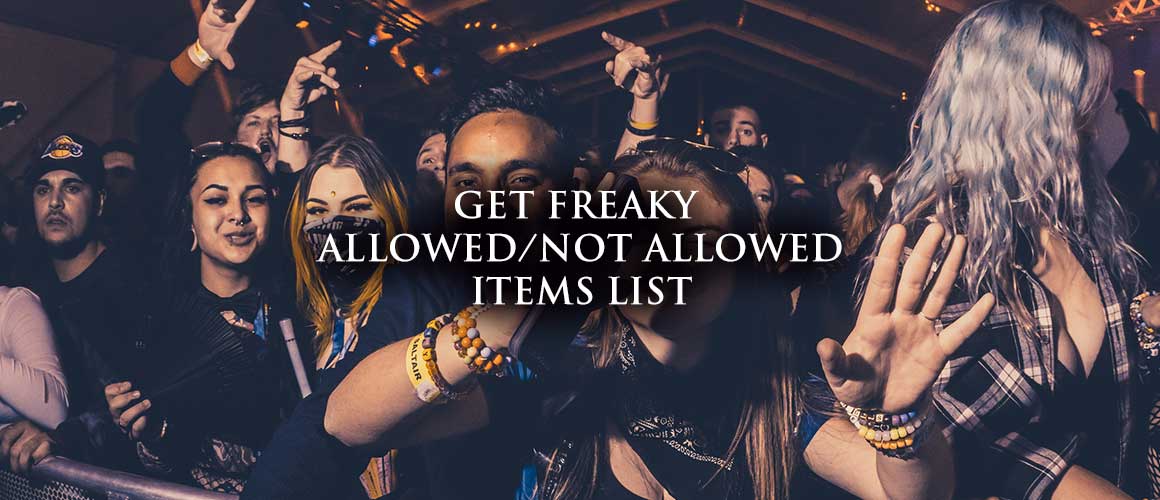 Get Freaky Allowed/Not Allowed Items List | V2 Presents