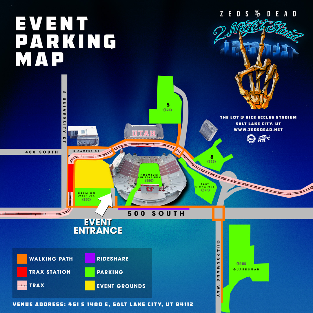 Zeds Dead '2 Night Stand' at Rice-Eccles Event Guide | V2 Presents