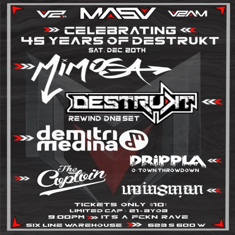 MASV LAUNCH PARTY: 45 Years of Destrukt | V2 Presents
